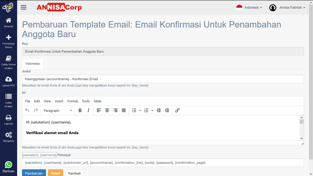 Cara Mengelola Template Email – Panduan Penggunaan